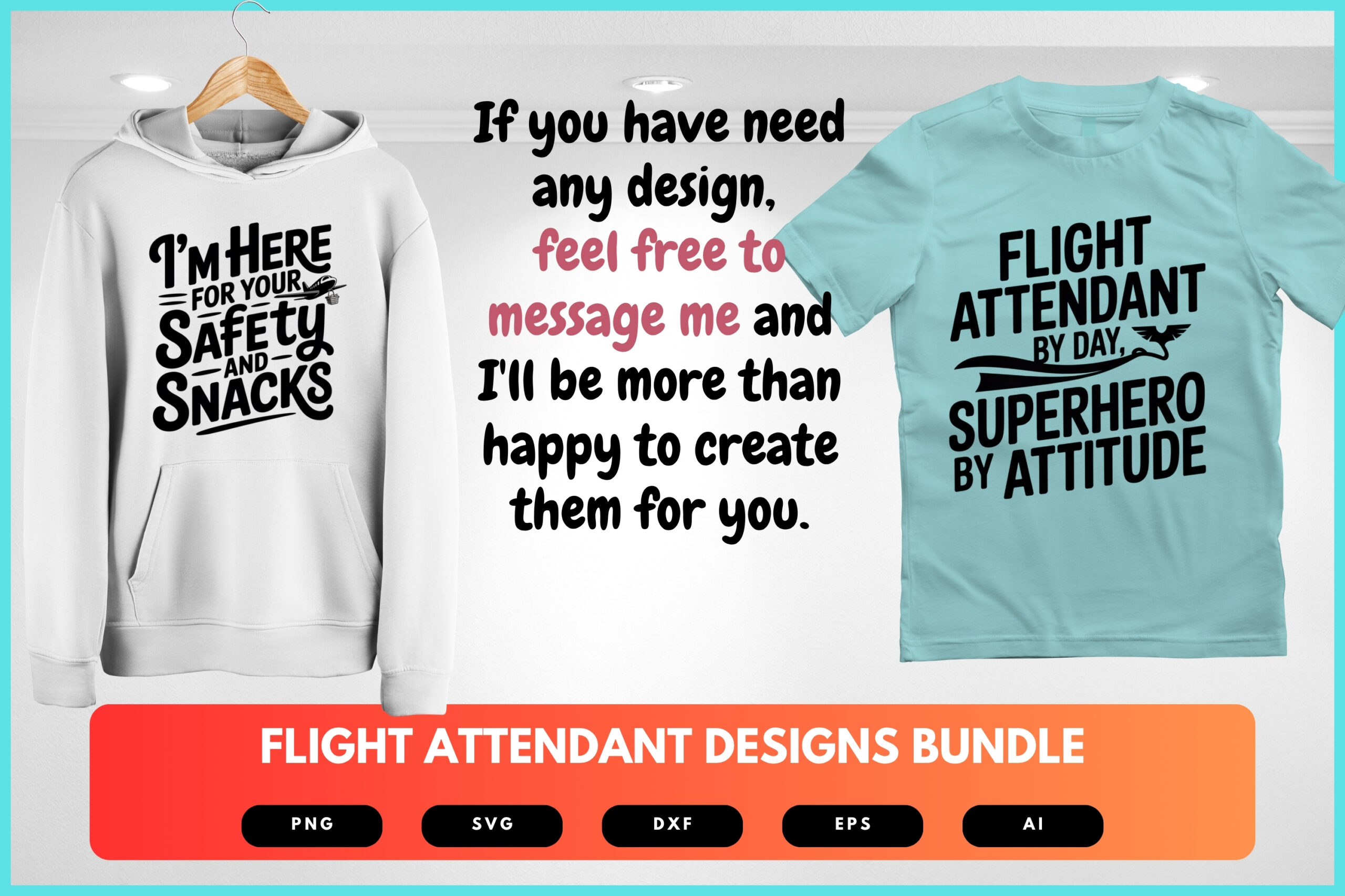 Flight Attendant SVG Bundle | Aviation Clipart, Cabin Crew Quote Cut ...