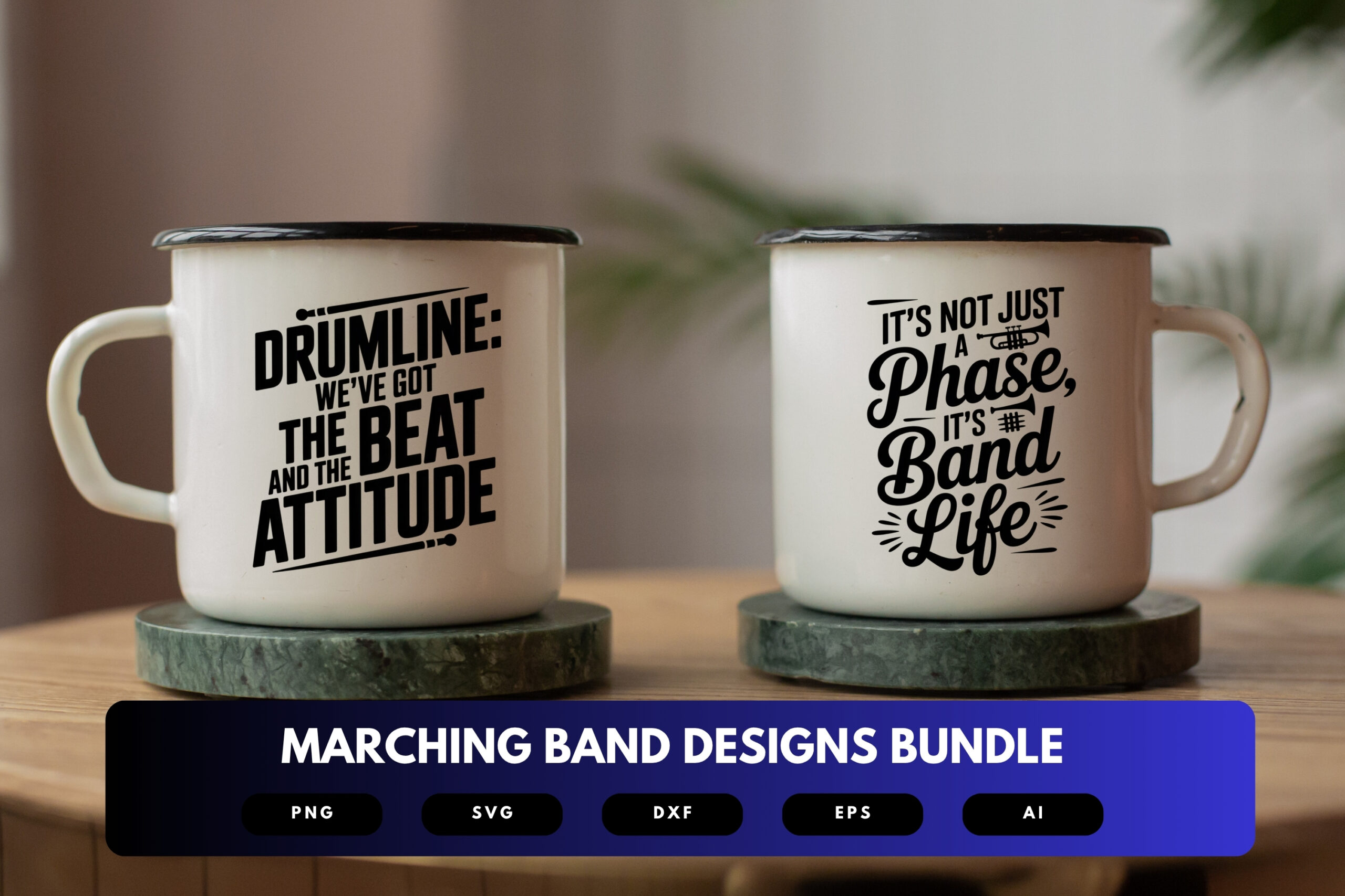 Marching Band SVG Bundle | Band Life Clipart, Musician Quote Cut Files ...