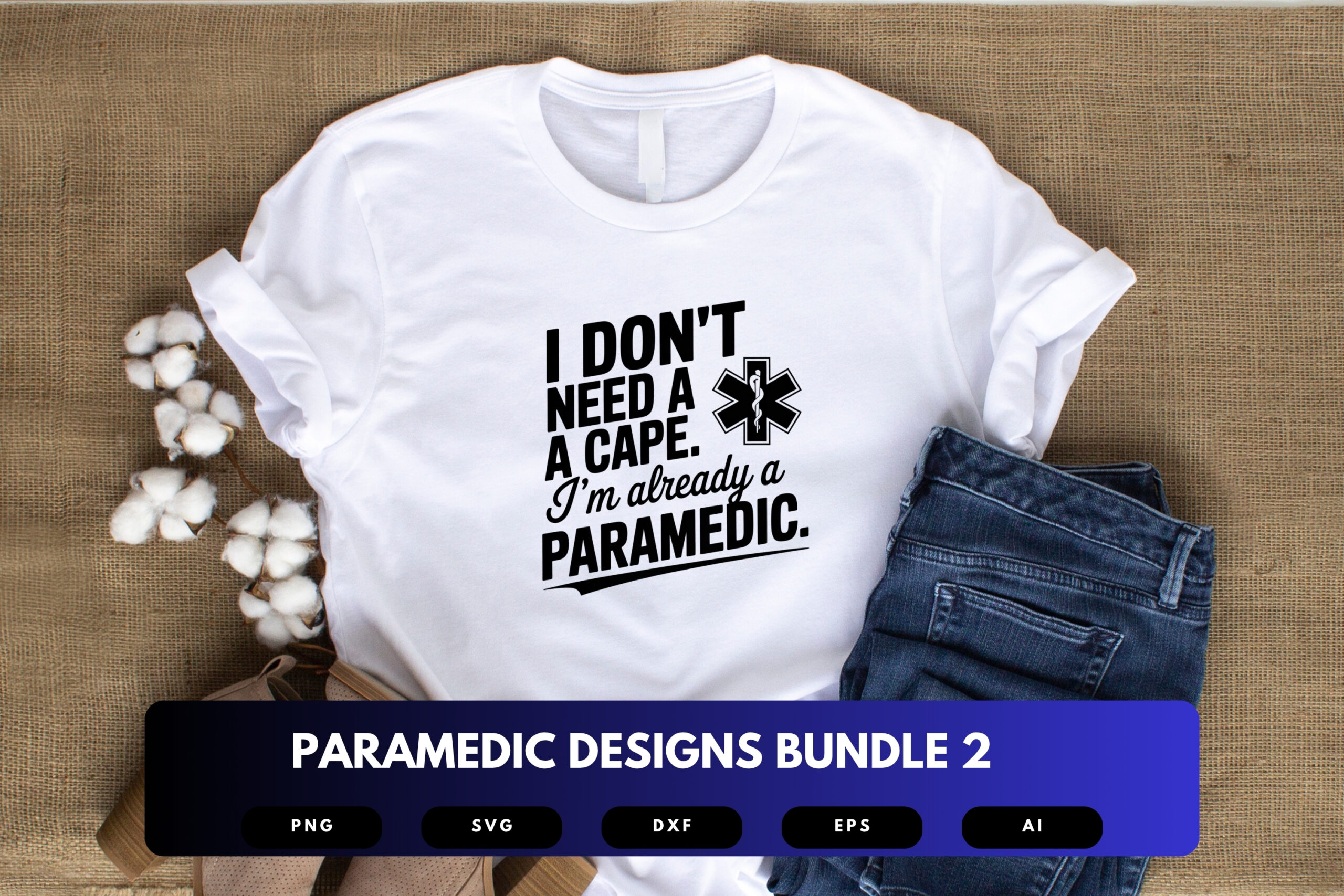Paramedic SVG Bundle | EMT Clipart, First Responder Silhouette Cut ...
